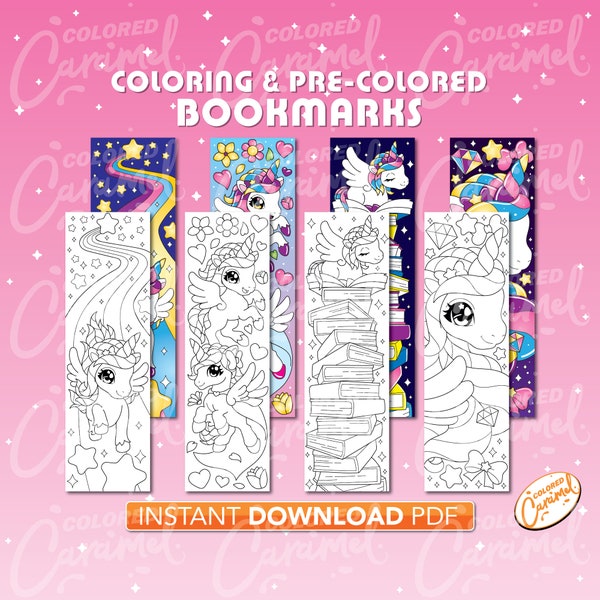 Unicorn Bookmark - Etsy