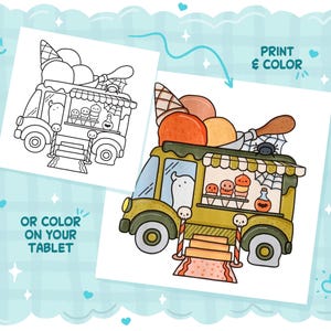 Halloween Coloring Pages, 40 Cute, Cozy, Spooky Vibes Illustrations ...