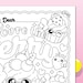 Berry Best Teacher Coloring Page, Thank You Gift for End of School and ...