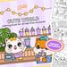 Cute Kawaii Coloring Book Printable PDF Instant Digital Download, Fun ...