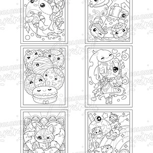 Kawaii Zombies Coloring Book Creepy Spooky and Scary Instant - Etsy