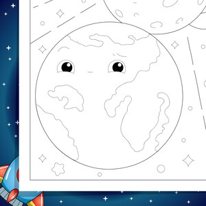 Total Solar Eclipse April 8 2024 Coloring & Pre-colored Poster for Kids ...