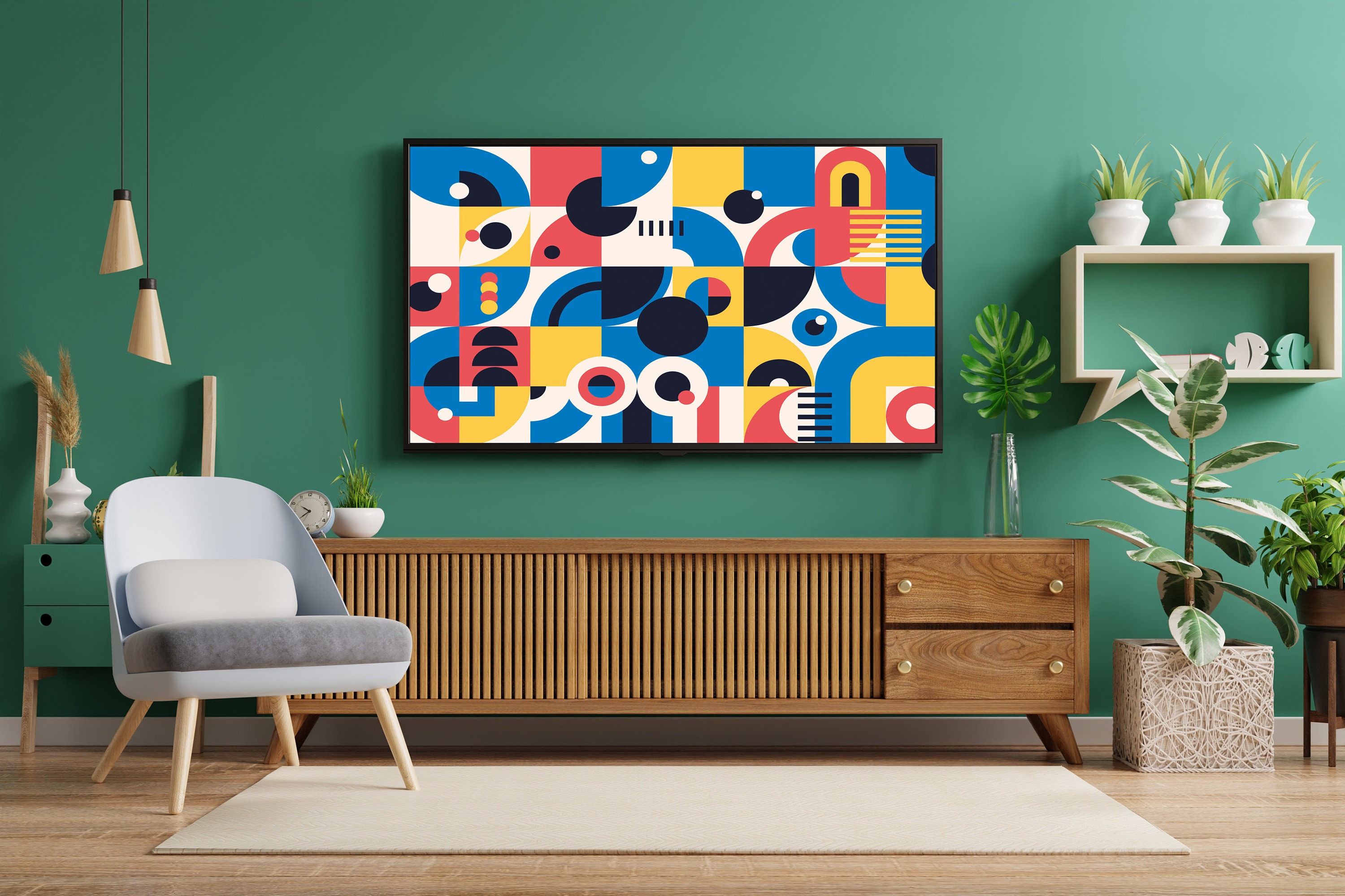 Samsung Frame Tv Art , Abstract Art , Digital Download , Art for Frame ...