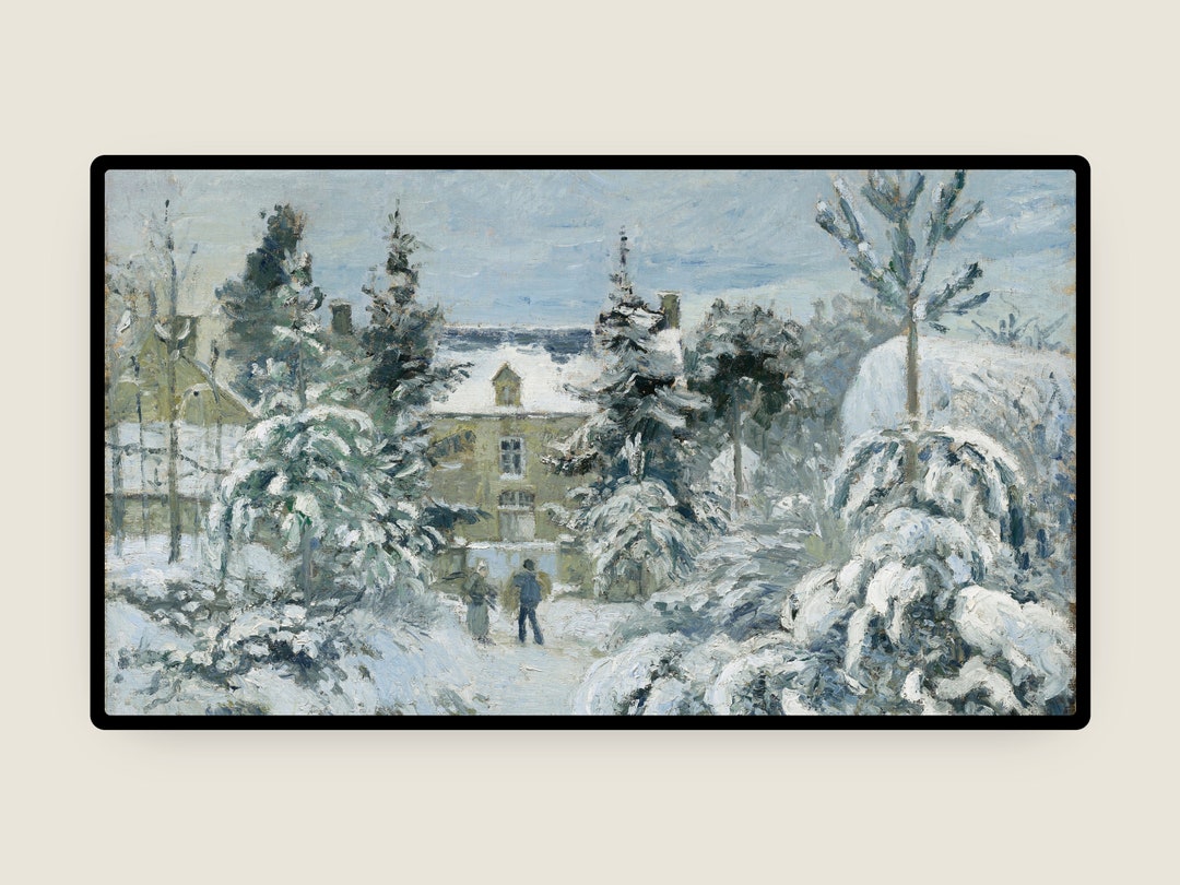 Samsung Frame Tv Art Piette's House at Montfoucault by - Etsy