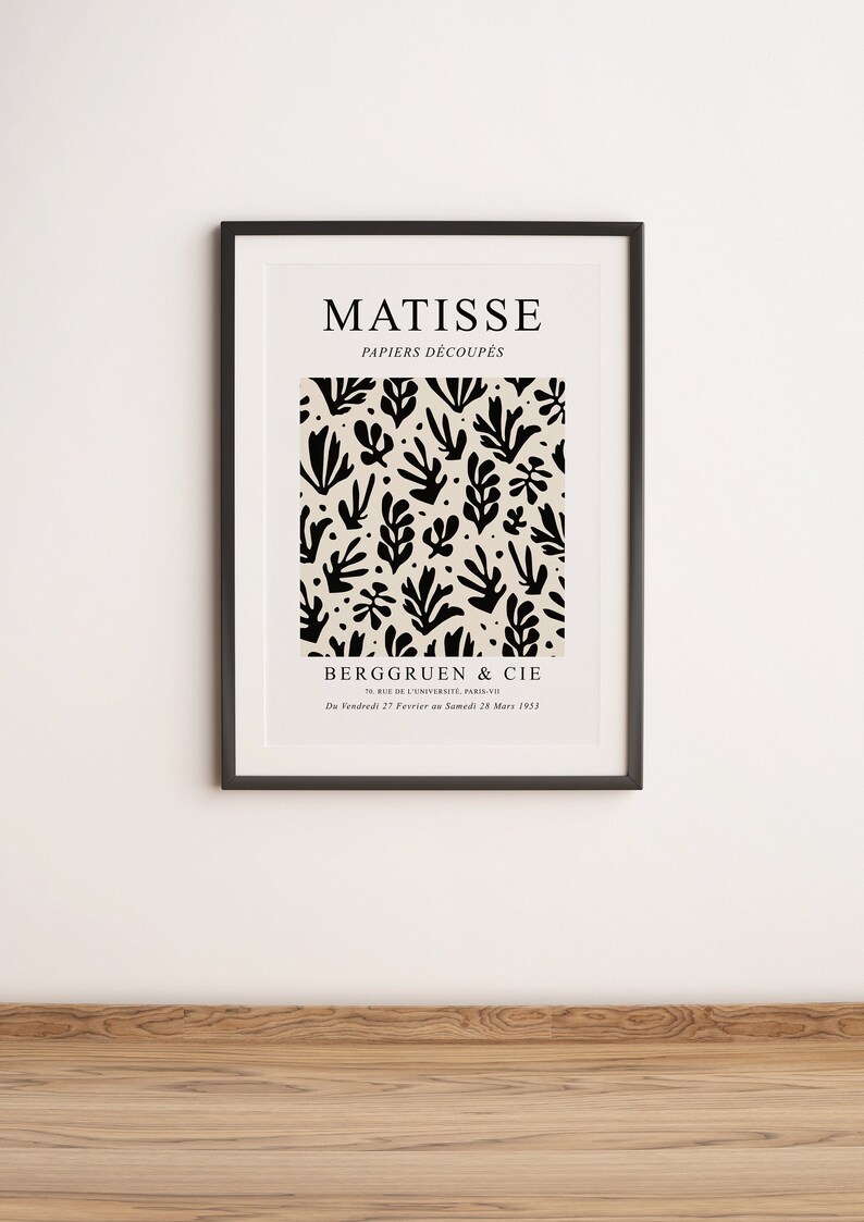 Henri Matisse Cut Outs Print Matisse Wall Art Digital - Etsy