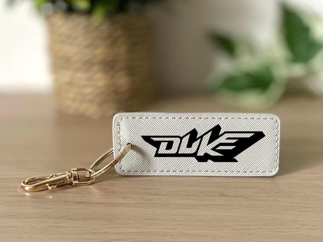 Personalized Duke Keyring - Biker Gift - Biker Keyring - Motorcycle ...