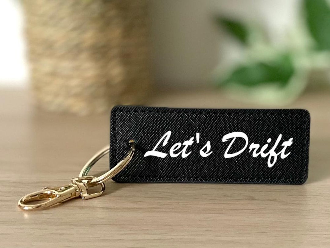 Let's Drift Personalized Keychain - Personalized Gift - Drift Keychain ...