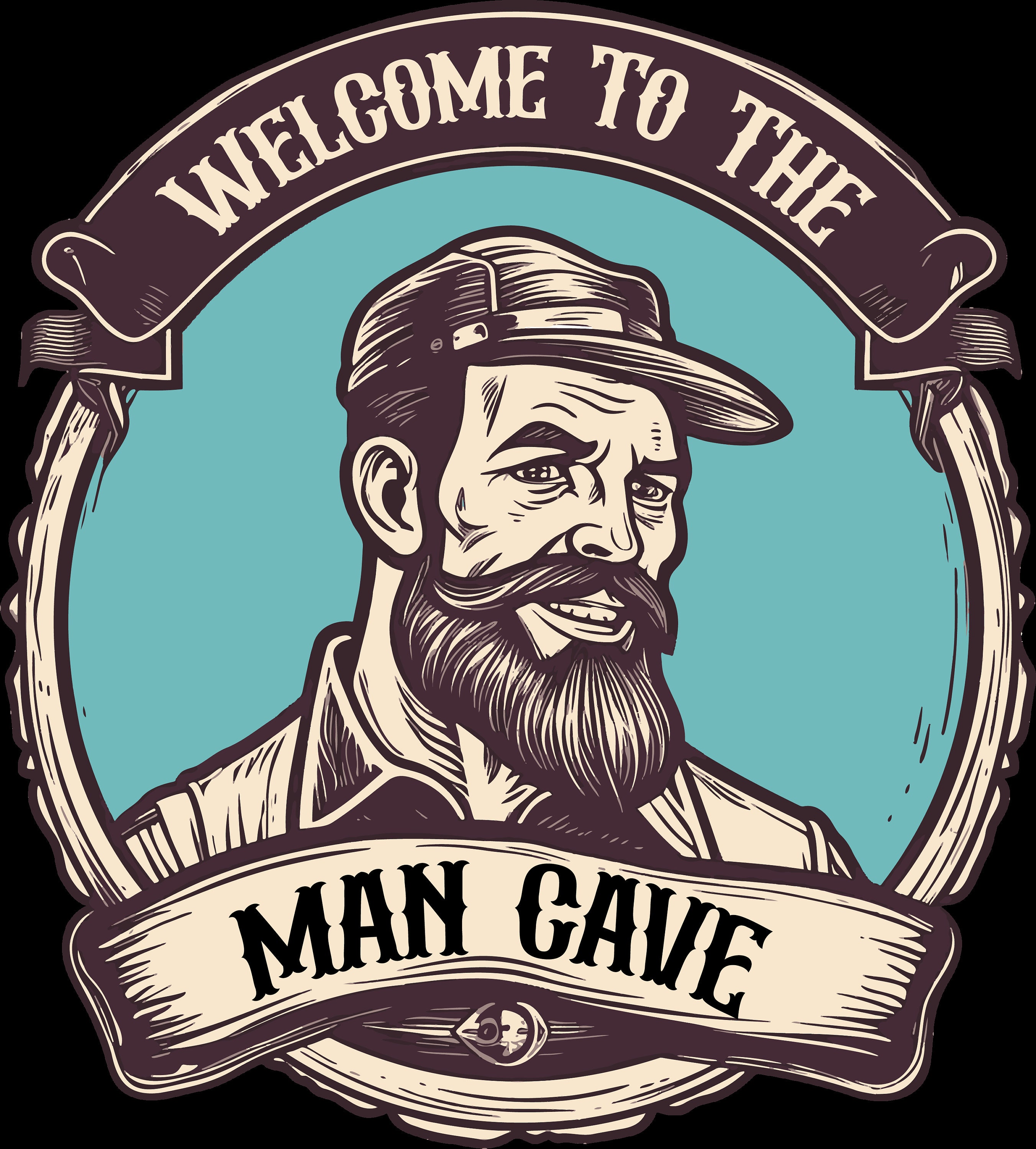 Man Cave Design Bundle Digital Download Containing Ai, Eps, Svg, Png ...