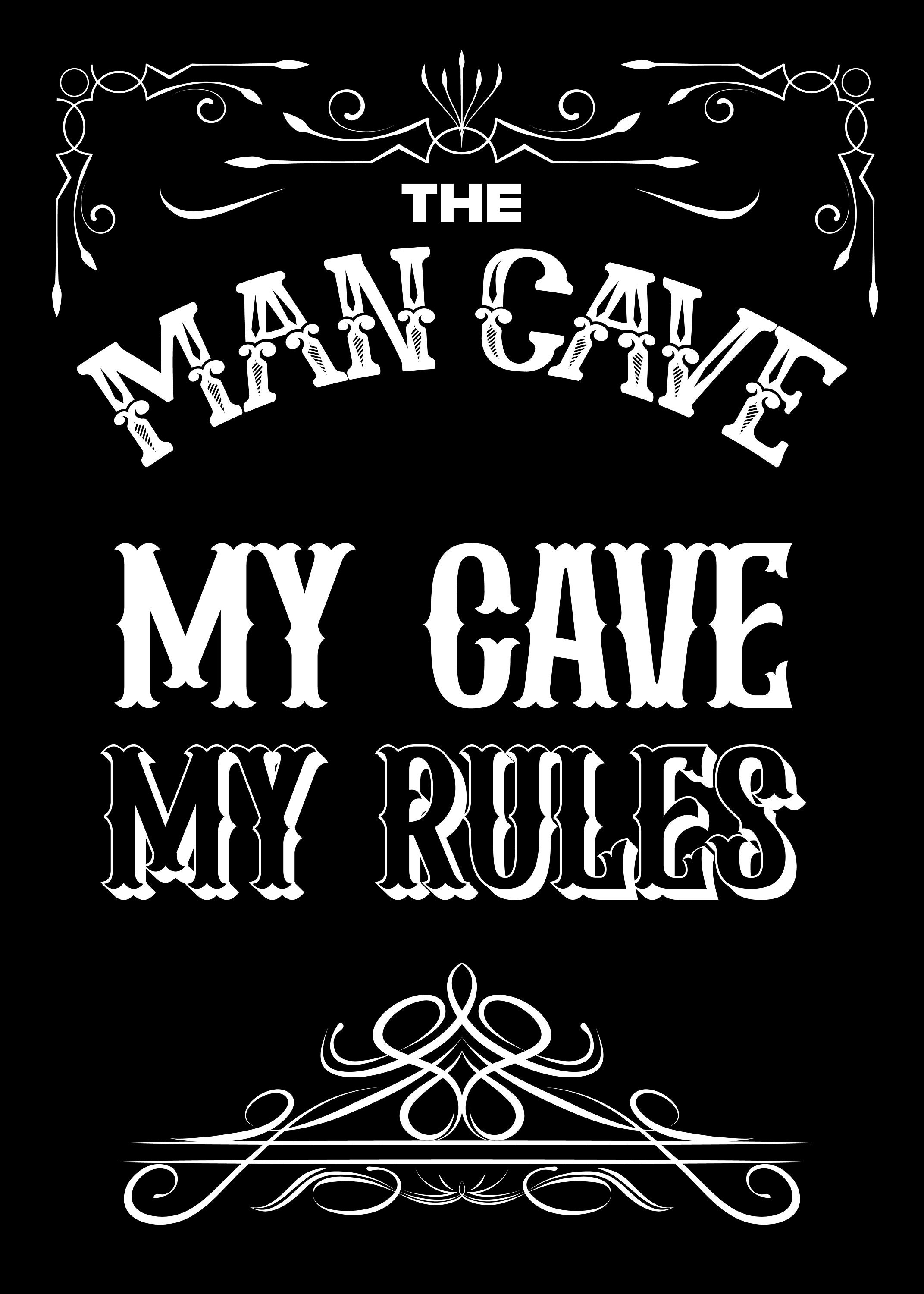 Man Cave Design Bundle Digital Download Containing Ai, Eps, Svg, Png ...