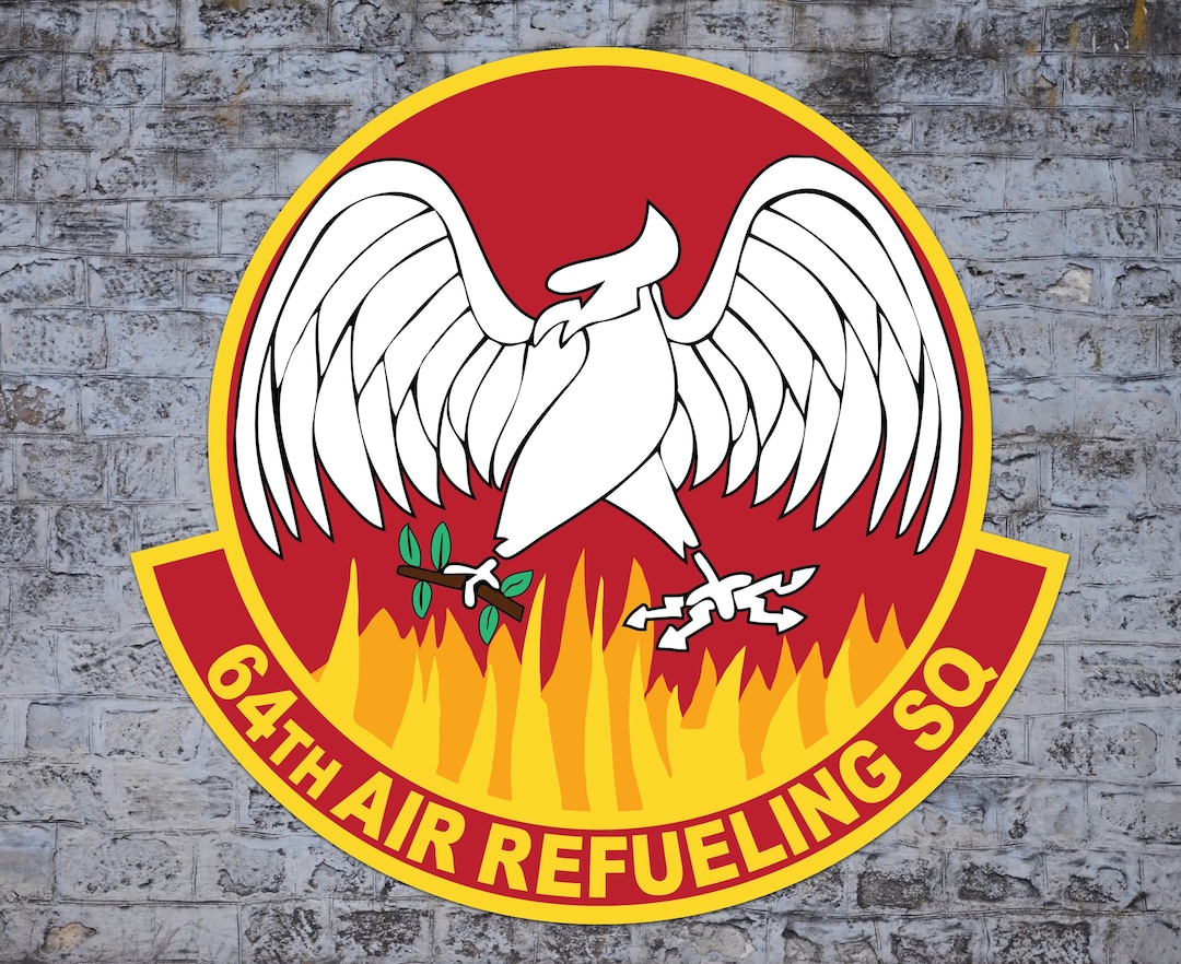 64th Air Refueling Squadron Metal Logo Sign: Military Decor - Etsy