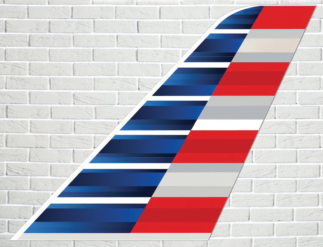 American Airlines Tail Fin / up to 36 Inches / AA Livery / Gift for ...