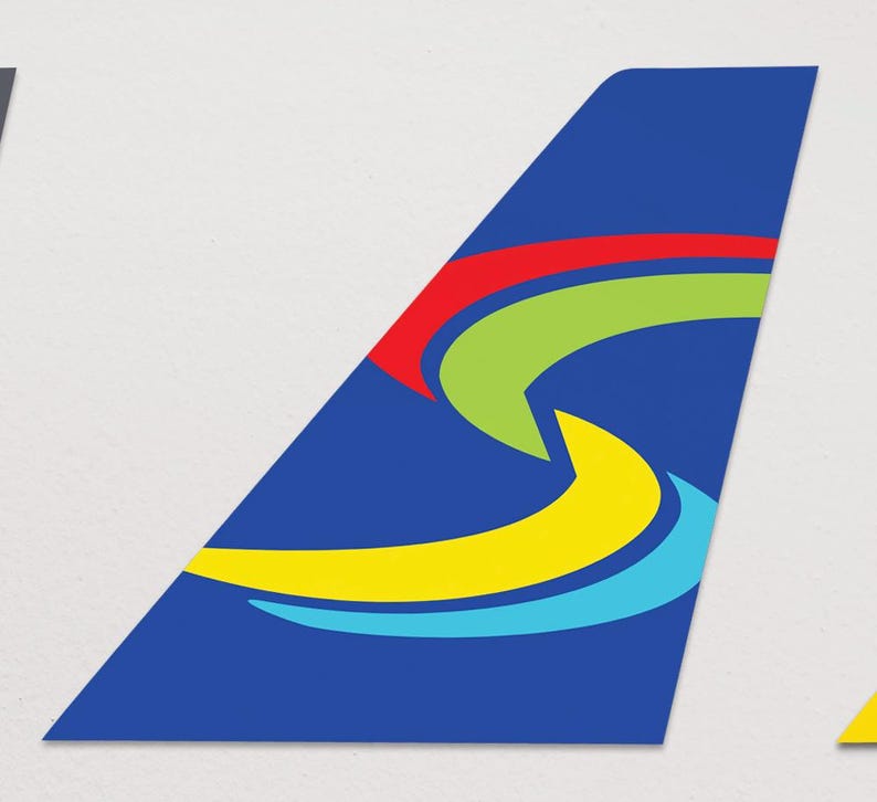 Customizable Airplane Tail Fin Art: Spirit Airlines Decor, Pilot Gift ...