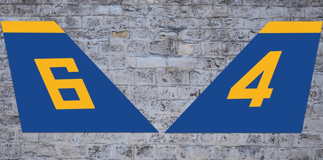 BLUEANGELS Livery Tail Fin F18 / Free Shipping - Etsy