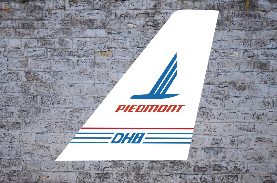 Piedmont Airlines Tail Sign: Aluminum Metal Wall Art - Etsy