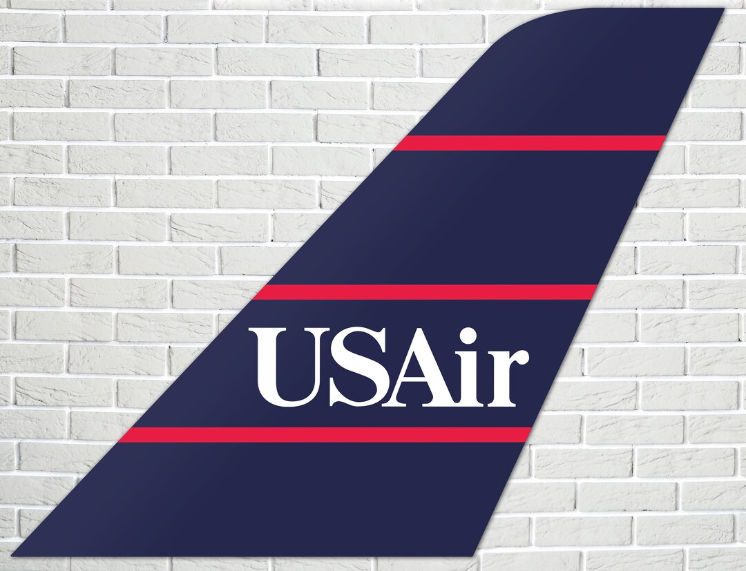 US Air Livery Tail Sign: Metal Airline Decor - up to 36” - Etsy