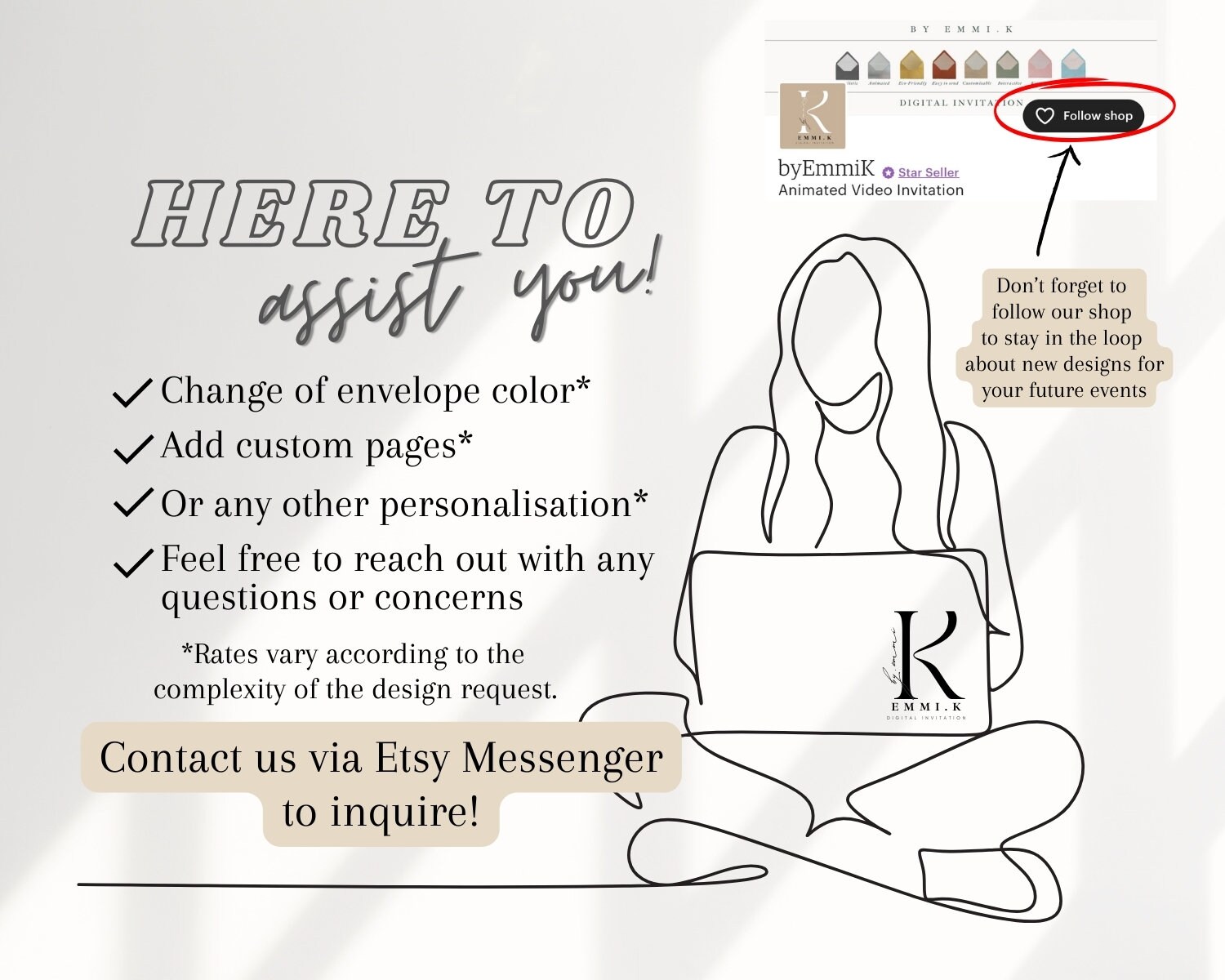 Editable Olive Eloped Wedding Template Video Invitation, Animated ...