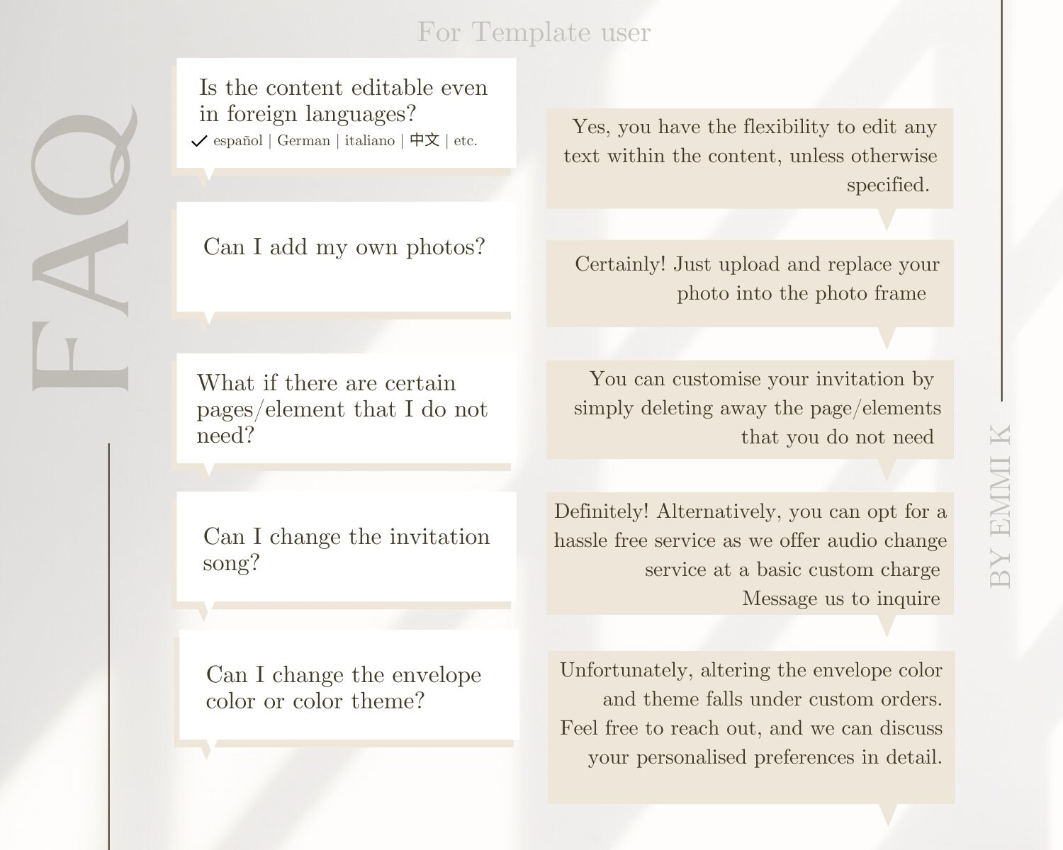 Editable Photo Elopement Announcement Invitation Template, Animated ...