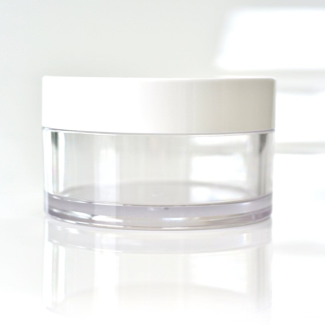 Two Luxury Clear Cosmetic Jars 200 Ml With Inner Protective Shive. - Etsy
