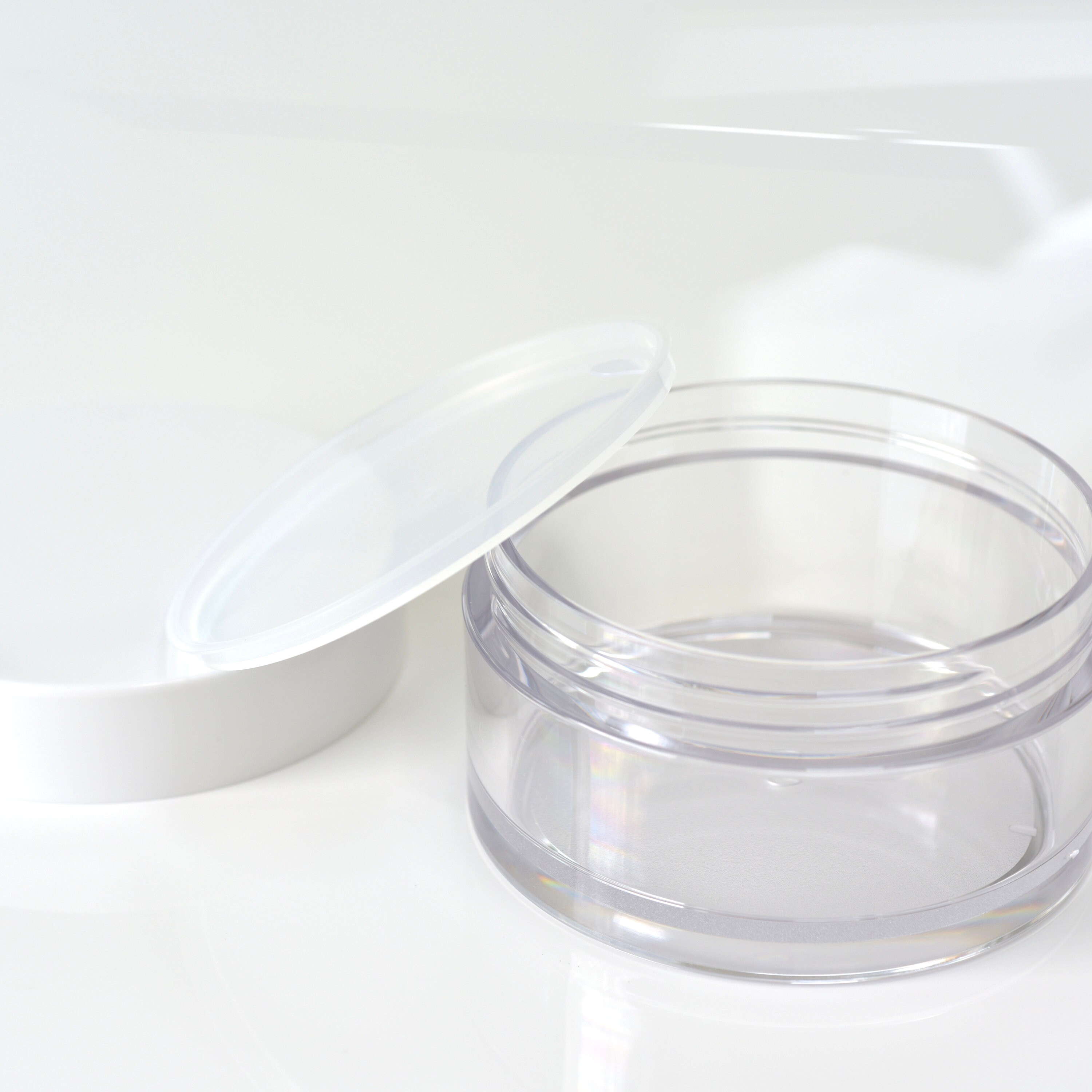 Two Luxury Clear Cosmetic Jars 200 Ml With Inner Protective Shive. - Etsy