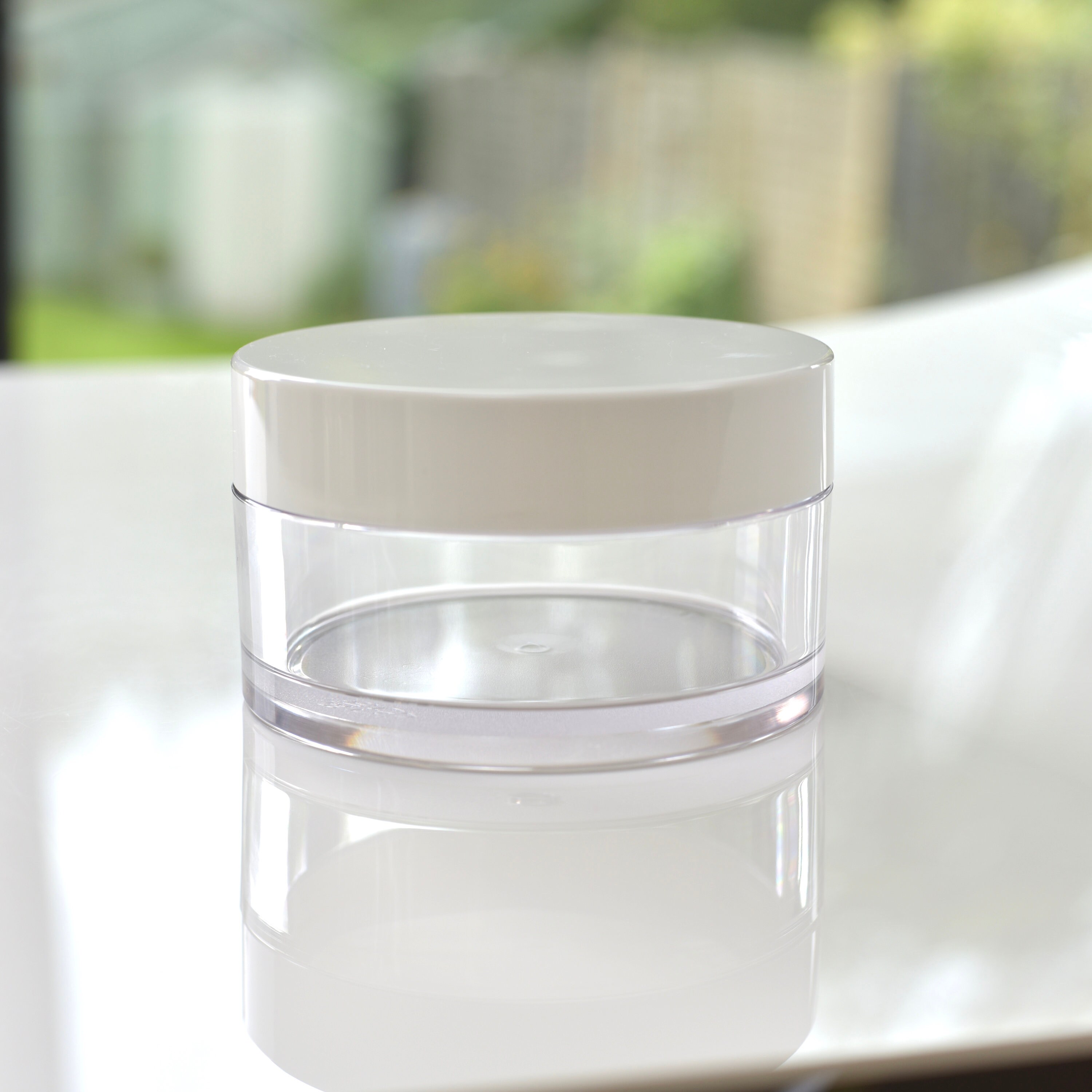 Two Luxury Clear Cosmetic Jars 200 Ml With Inner Protective Shive. - Etsy