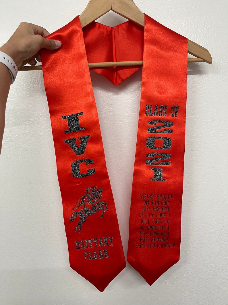 Custom Graduation Sash | Etsy