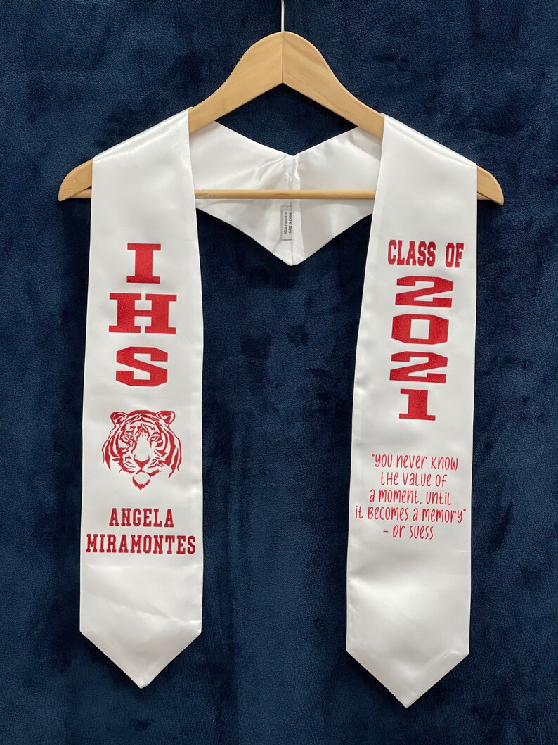 Custom Graduation Sash | Etsy