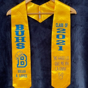 Custom Graduation Sash - Etsy