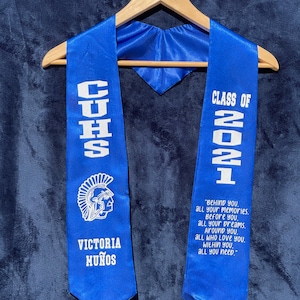 Custom Graduation Sash - Etsy
