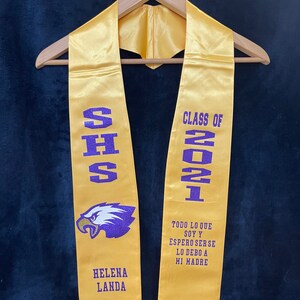 Custom Graduation Sash - Etsy