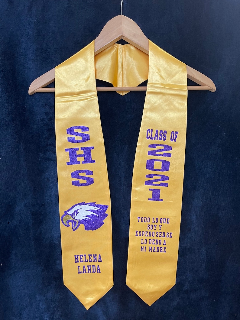 Custom Graduation Sash | Etsy