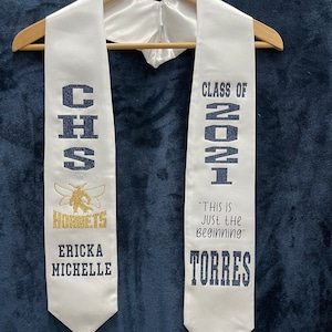 Custom Graduation Sash - Etsy