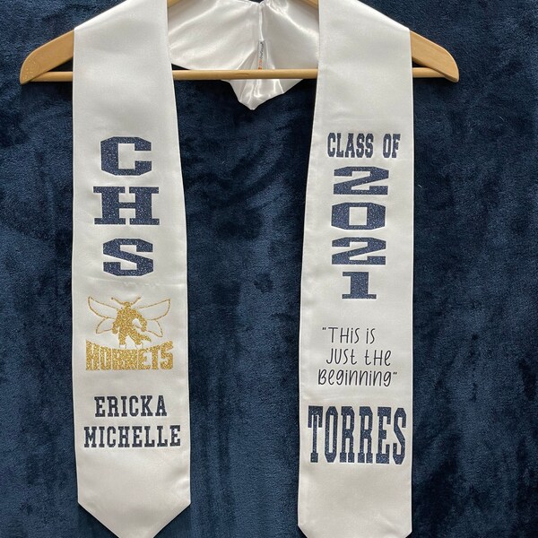 Custom Graduation Sash - Etsy