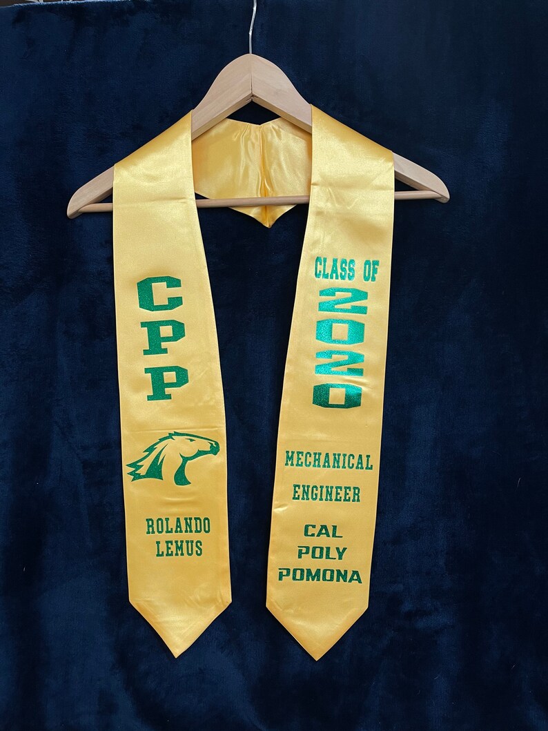 Custom Graduation Sash | Etsy