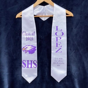 Custom Graduation Sash - Etsy