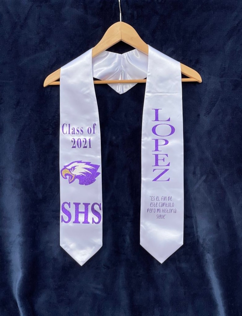 Custom Graduation Sash | Etsy