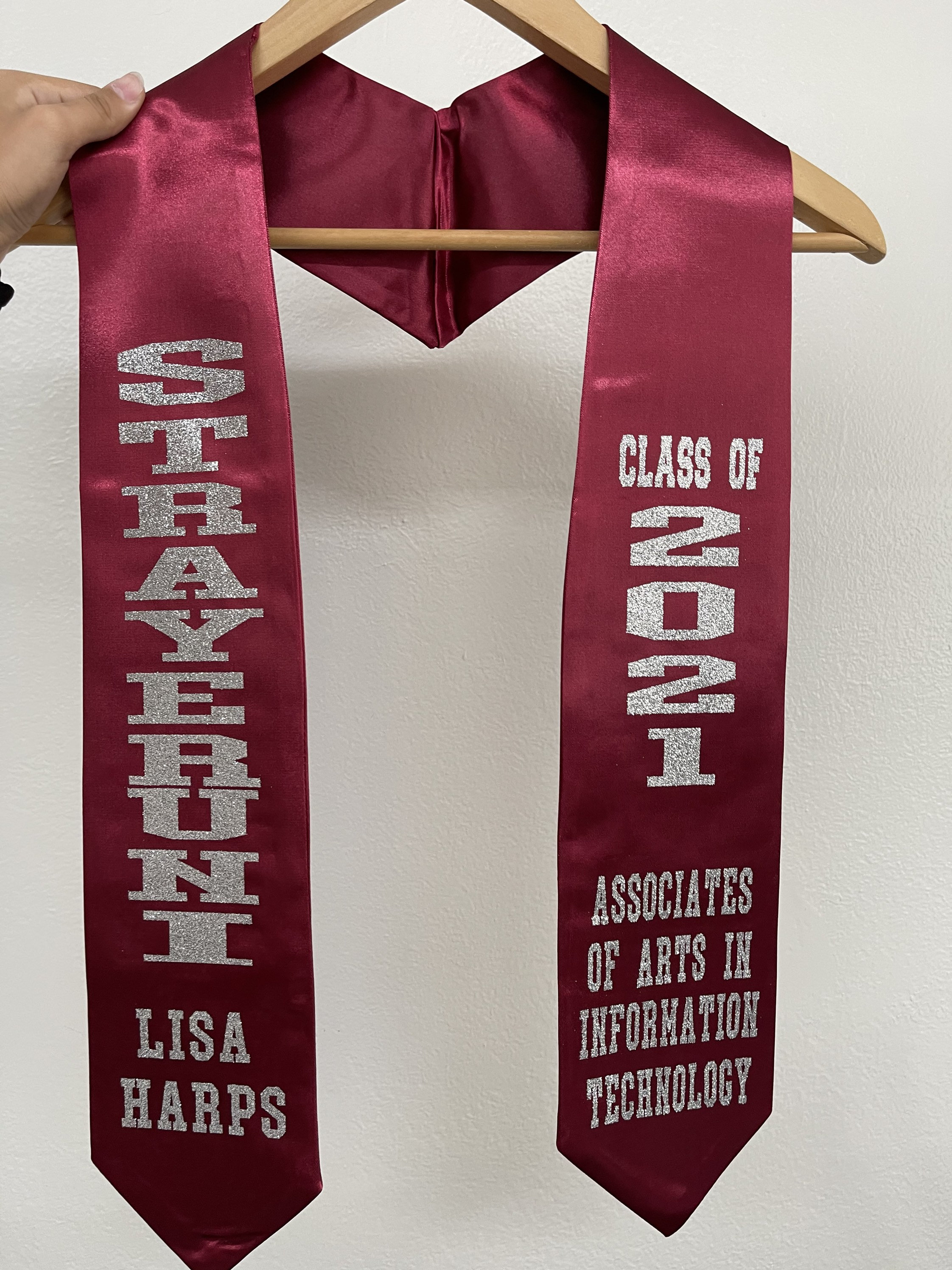 Custom Graduation sash | Etsy
