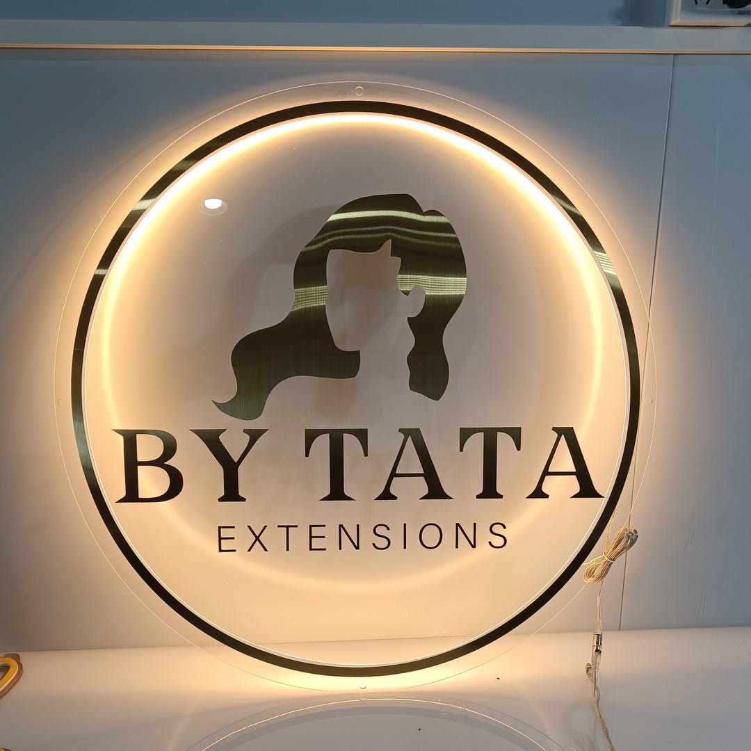 Personalised Acrylic Sign Custom Logo, Custom Acrylic Business Logo ...