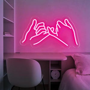 Promise Neon Sign, Valentine's Day Neon Sign, Custom Neon Sign ...