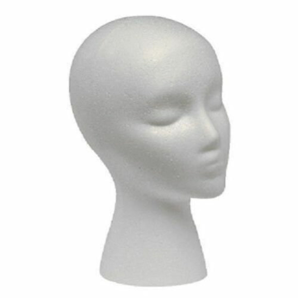 Styrofoam Mannequin Wig Head Display Hat Cap Wig Holder Foam - Etsy