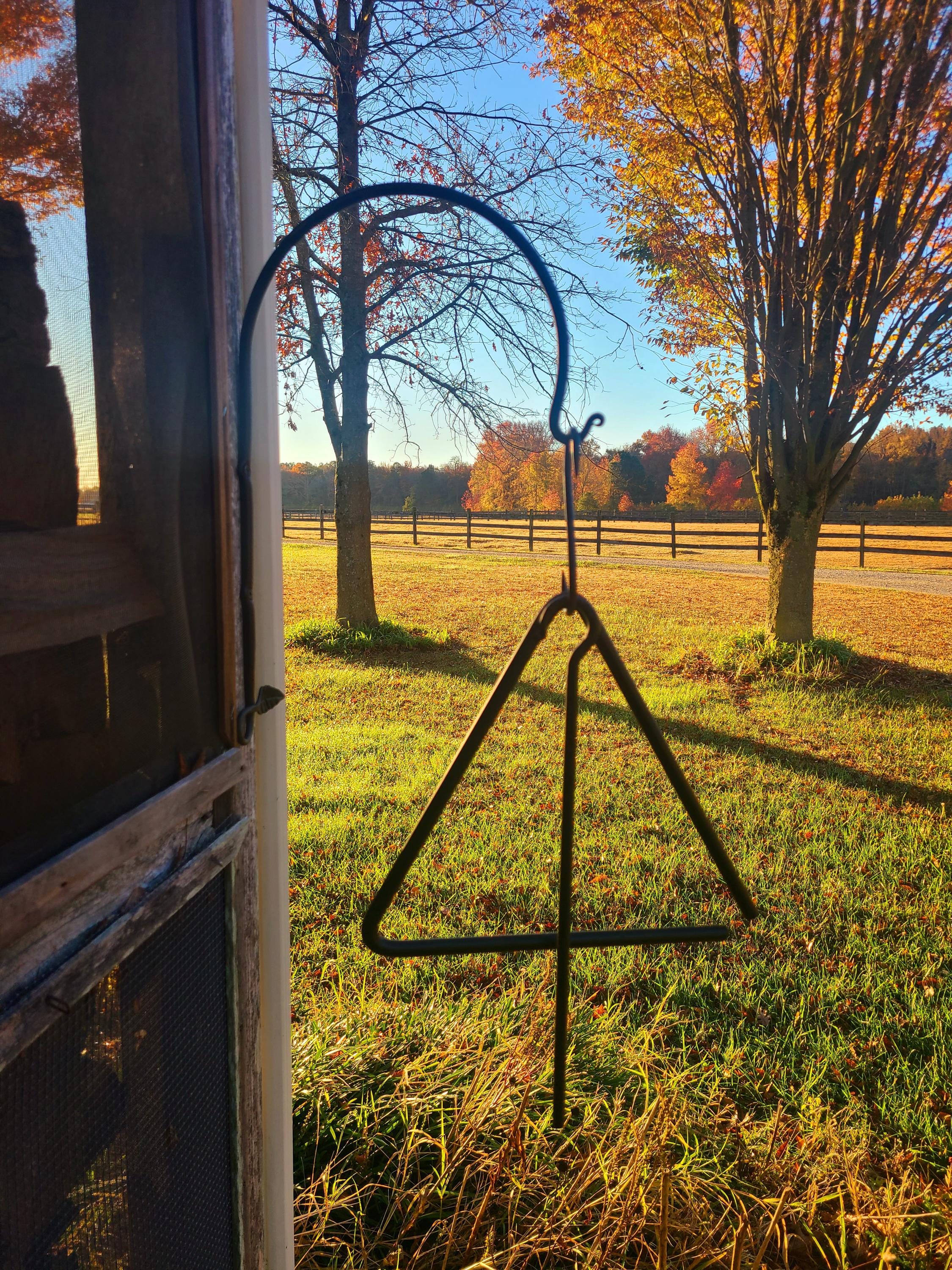 Hand Forged - Dinner Bell – Dinner Triangle - Chime - Etsy