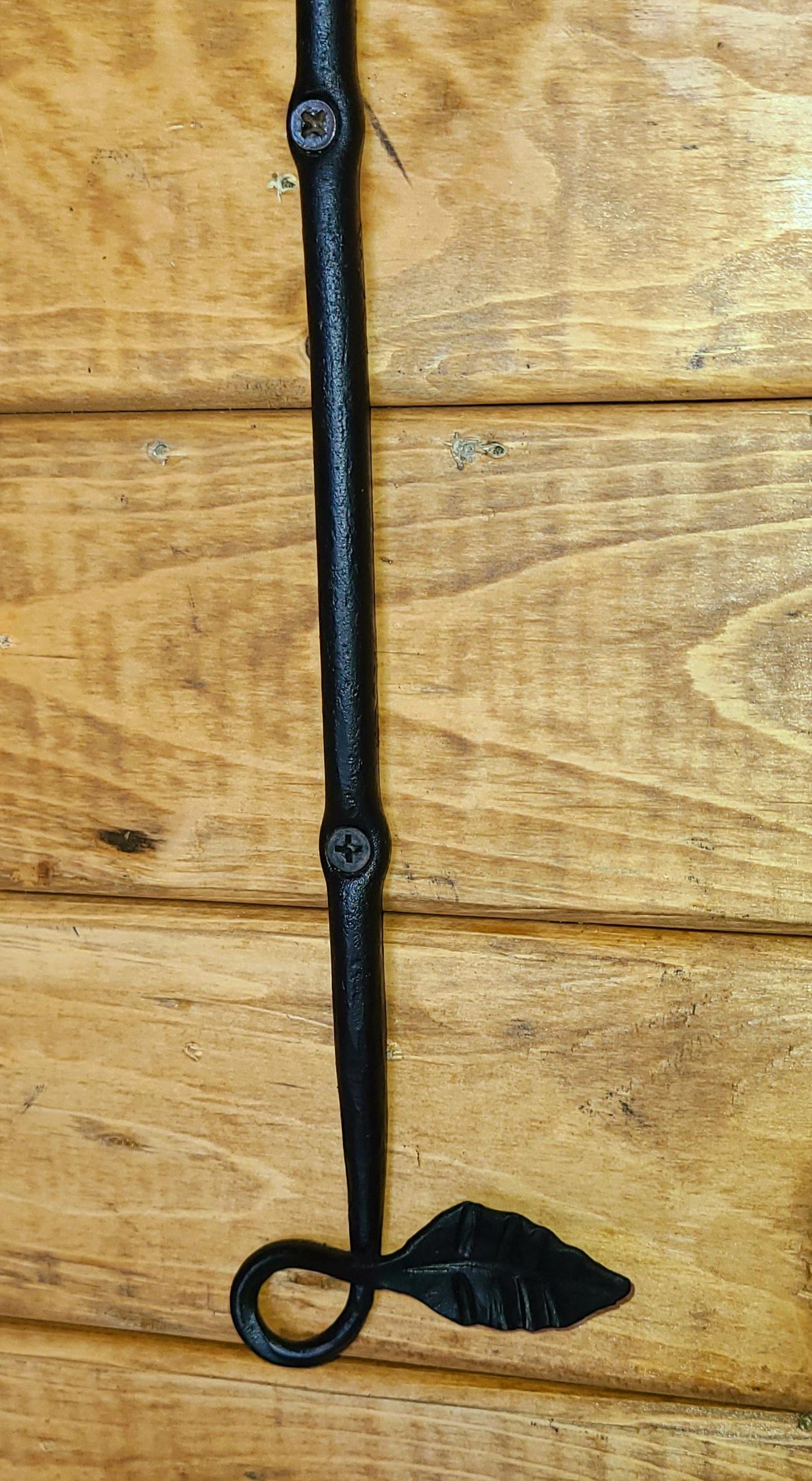 Hand Forged Dinner Triangle Set With Shepherd's Hook Hanger, S Hook and ...