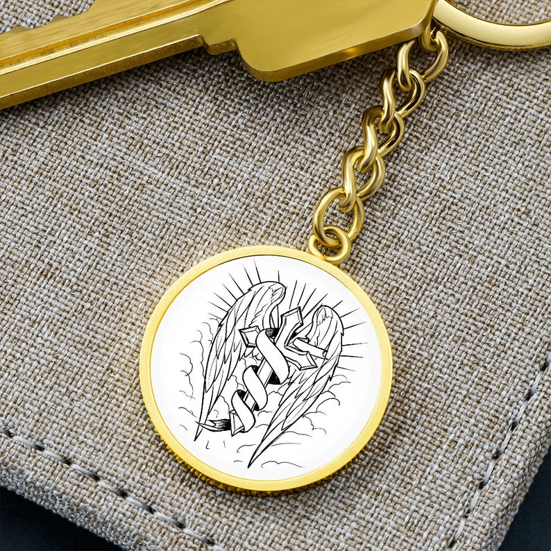 Prayer Keepers Guardian Angel Keepsake Keychain Guardian - Etsy