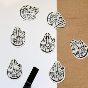 Minimal Falcon Sticker - Etsy