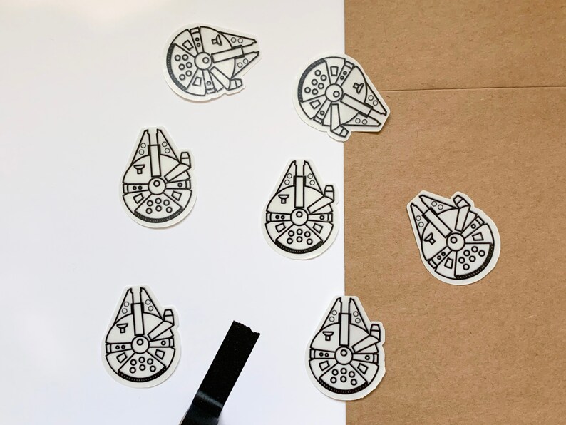 Minimal Falcon Sticker - Etsy