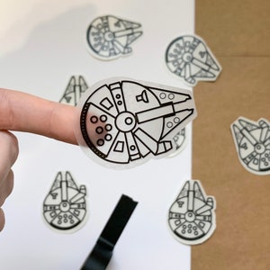 Minimal Falcon Sticker - Etsy