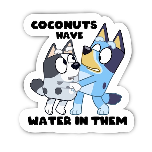 Coconut Has Water in Them Sticker - Etsy