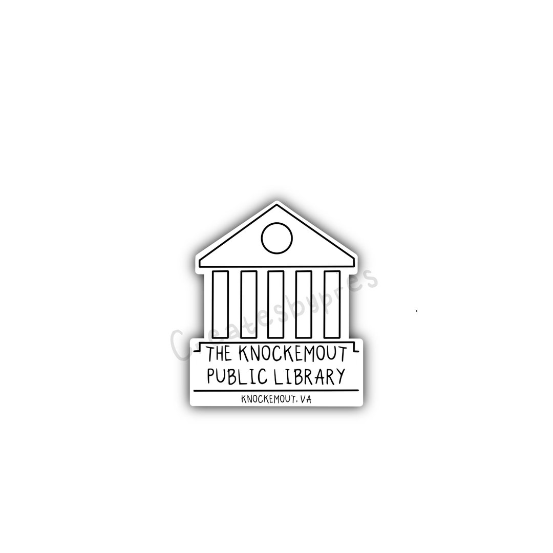 The Knock. Public Library Sticker - Etsy