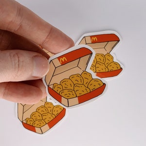 Chicken Nuggets Sticker - Etsy