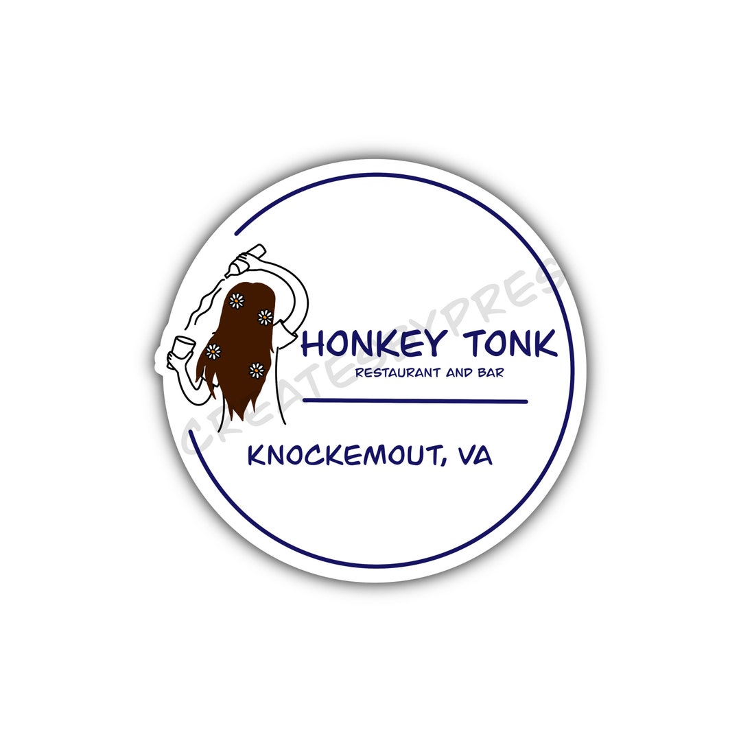 Honkey Tonk Sticker - Etsy