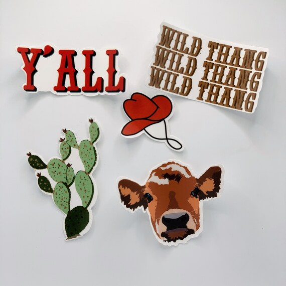 Western Stickers - Etsy